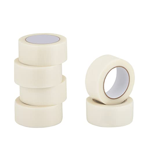 Lichamp 6 Rolls Heavy Duty Duct Tapes, Waterproof No Residue Clear Duct ...