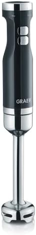 Hand blender Graef HB502EU 800 W whisk, turbo function black : Amazon ...
