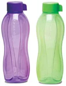 Tupperware Aquasafe 1L plastic round bottle set of 2 1000 ml Bottle ...