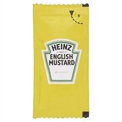 Heinz englischen Senf 50x5g Sachets : Amazon.de: Lebensmittel & Getränke