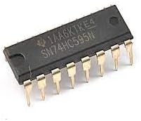 74HC595 8-Bit Shift Register IC, 16-Pin DIP Package : Buy Online at ...