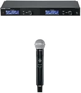 Amazon.com: Shure SLX-D Digital Wireless Quad Receiver - Wide Tuning Range, Space-Saving Design ...
