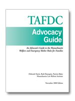 MLRI TAFDC Advocacy Guide: Deborah Harris, Ruth Bourquin, Patricia ...