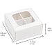 Amazon.com: Modsy Baking Mini Truffle Boxes - White | 4 Treats - Window ...