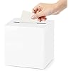 Amazon.com: White Card Box Wedding Favors Post Box Cardboard Receiving ...