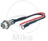 POWER lED vert m réflecteur cHROMGEHAEUSE 256.08.11 film ®-témoin lED ...