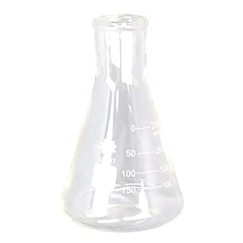 4Pcs Fiole Erlenmeyer, Flacon Erlenmeyer en Verre Borosilicate, Flacon ...