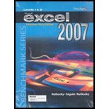 Microsoft Excel 2007 Windows Vista (Benchmark Serious) - Textbook Only ...