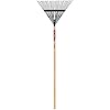 Amazon.com : Truper 30480 Steel Leaf Rake 24 Tines - 24-Inch Head, 54 ...