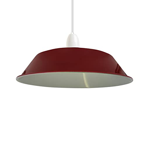 LEDSone Easy fit Retro 36cm pendant Lampshade, Hanging Pendant Light ...
