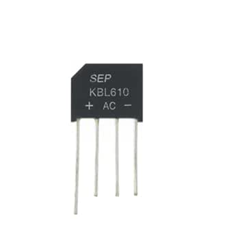 Rectifier bridge 10PCS Electronic Diy KBL610 1000V 6A Diode Bridge ...