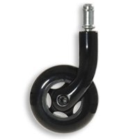 Cool Casters - #2000 Kurv Office Chair Caster, Black with Black ...