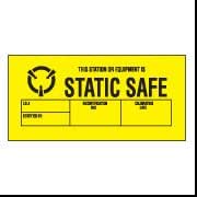 Amazon.com: 1 3/4" x 3" - "Static Safe" Labels : Industrial & Scientific