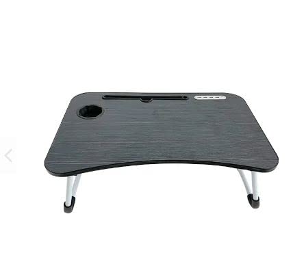 ATEVON The Computer Table Wooden Laptop Desk Folding Bed Tables Knee ...