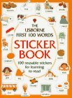 Amazon | The Usborne First 100 Words Sticker Book (Usborne First ...