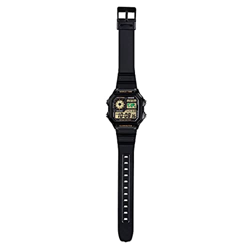 Casio Youth-Digital Black Dial Men's Watch-AE-1200WH-1BVDF (D098 ...