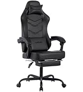 Amazon.com: NIONIK SEGEDOM Gaming Chair with Footrest and Massage ...