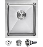 Amazon.com: POPFLY 23 Inch Drop In Kitchen Sink, 23×18 Inch Top mount ...