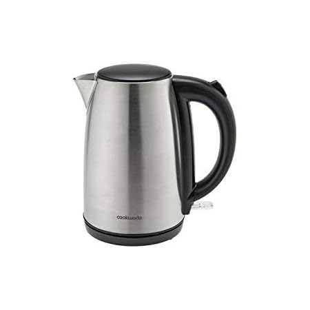 COOKWORKS Cordless 1.7L Rapid Boil JUG Kettle - Brushed Stainless Steel ...