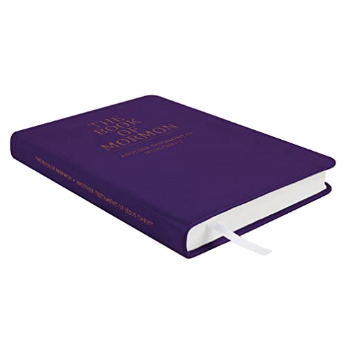 Amazon.com: LDS Scriptures Hand-Bound Violet Purple Genuine Leather ...