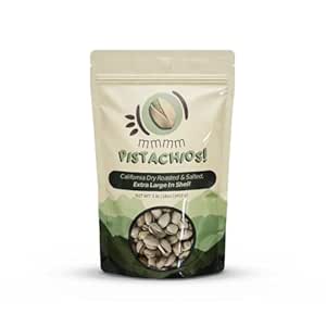 Amazon.com : mmmm Pistachios! - California Dry Roasted & Salted EXTRA ...