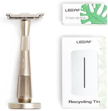 Amazon.com: Leaf Shave | The Twig Razor Set, Silver - Includes Twig ...
