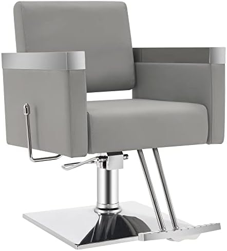 Amazon.com: BarberPub Classic Hydraulic Reclining Barber Chair Salon ...