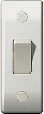 Nexus 1 Gang 2 Way 10A Architrave Switch - Google Assistant - Push ...
