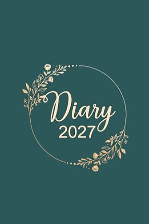 Buy Diary 2027: Weekly planner, week to view - Calendar Schedule -size ...