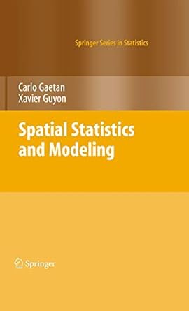 Amazon.com: Spatial Statistics and Modeling (Springer Series in ...