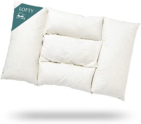 Amazon｜LOFTY 枕 まくら パイプ かため 2号 女性標準 首が痛くならない 寝がえりサポート 肩の負担軽減 仰向き 横向き 熟睡 安眠枕 洗える 高級 通気性 快眠枕 5セルピロー ...