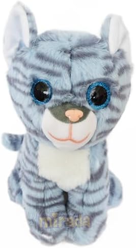 Buy Mirada Dark Brown Cute Plush Stuffed Glitter Eye Velcro Monkey Soft ...