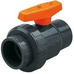 AUTOMAT 63 mm PVC Ball Valve (2"), Double Union Type, Plain End, PN-10 ...