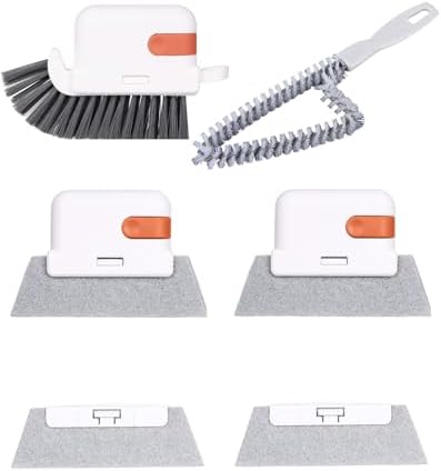 Amazon.com: 8 PCS Window Track Cleaner Set - Groove Cleaning Brush ...