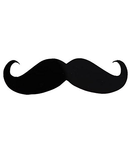 Large Cowboy Moustache Vinyl Decal for Motorcycles/Cars & Scooters ...