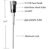 Titanium Powered Anode Rod for 10-39 Gallon or 40-80 Gallon or 80-120 ...