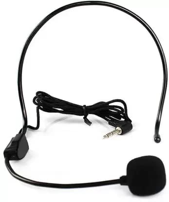 ESSELKAY - Portable Head-Mounted Headset Microphone Wired 3.5mm Plug ...