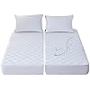 Amazon.com: Waterproof Quilted Split King Mattress Protector Pad for ...
