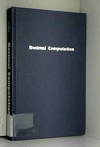 Amazon.com: Decimal Computation.: 9780898743180: Schmid, Hermann: Books