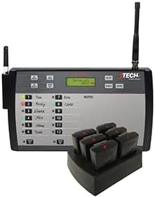 Amazon.com: JTECH ServerCall® Transmitter Paging System - 6 or 12 ...