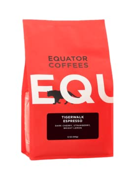 Amazon.com : Equator Coffees "Tigerwalk Espresso" Medium Roasted Whole ...