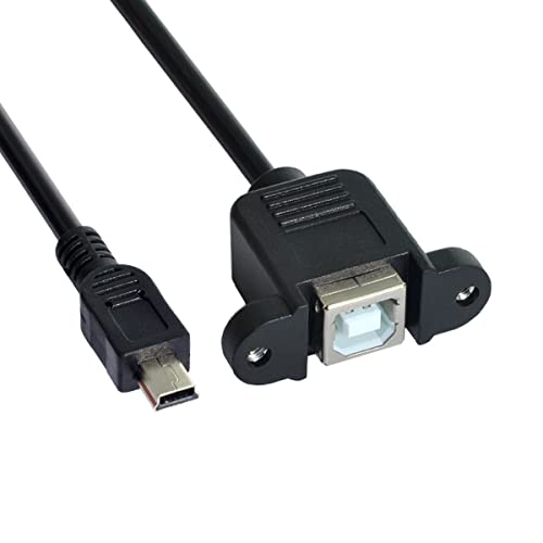 Chenyang Micro USB 5pin Male to USB B Female Panel Mount Type Cable ...