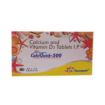 Amazon.in: Buy Calciquick 500mg Strip Of 4x15 Tablets Book Online at ...
