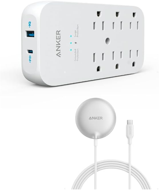 Amazon.com: Anker MagGo Magnetic Wireless Charger (Pad) with Anker ...