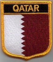 Country Flag Embroidered Patch T7 - Qatar : Amazon.co.uk: Home & Kitchen