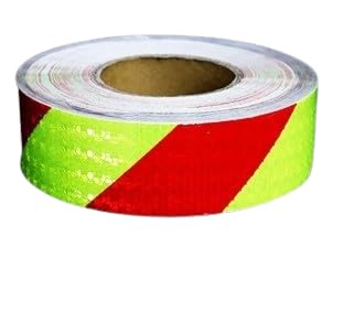3M Reflective Tape Conspicuity Waterproof Yellow/Red Safety Caution ...