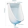 Amazon.com: Wall Mounted Commercial Plastic Urinals for Men, Universal ...