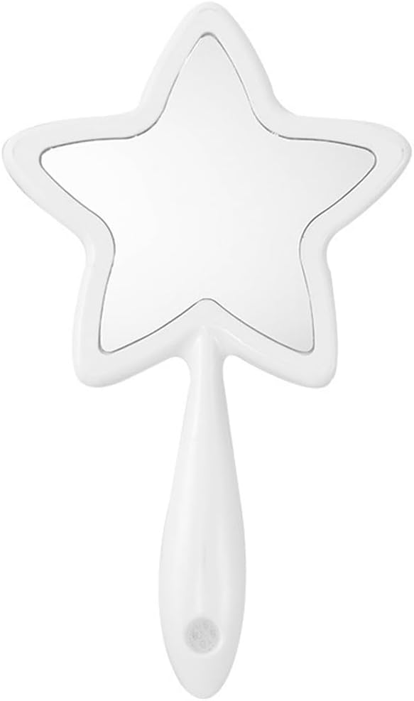 Amazon.com: mollensiuer 1Pc Star-Shaped Handheld Mirrors Plastic Travel ...