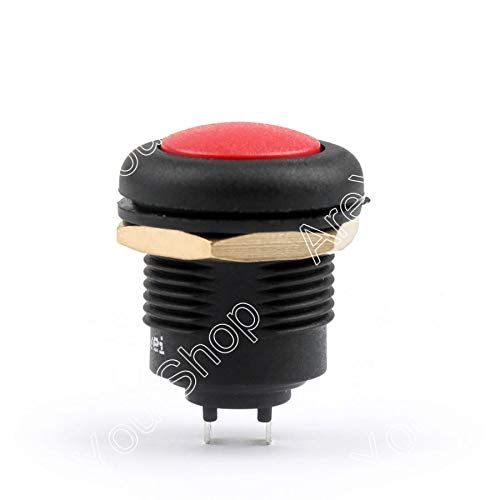 Push Button Switch ON/Off Self-Locking Industrial Grade 16mm 5A 250VAC ...