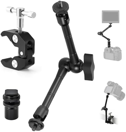 TARION Magic Arm with Super Clamp - 11in/28cm Adjustable Friction Power ...